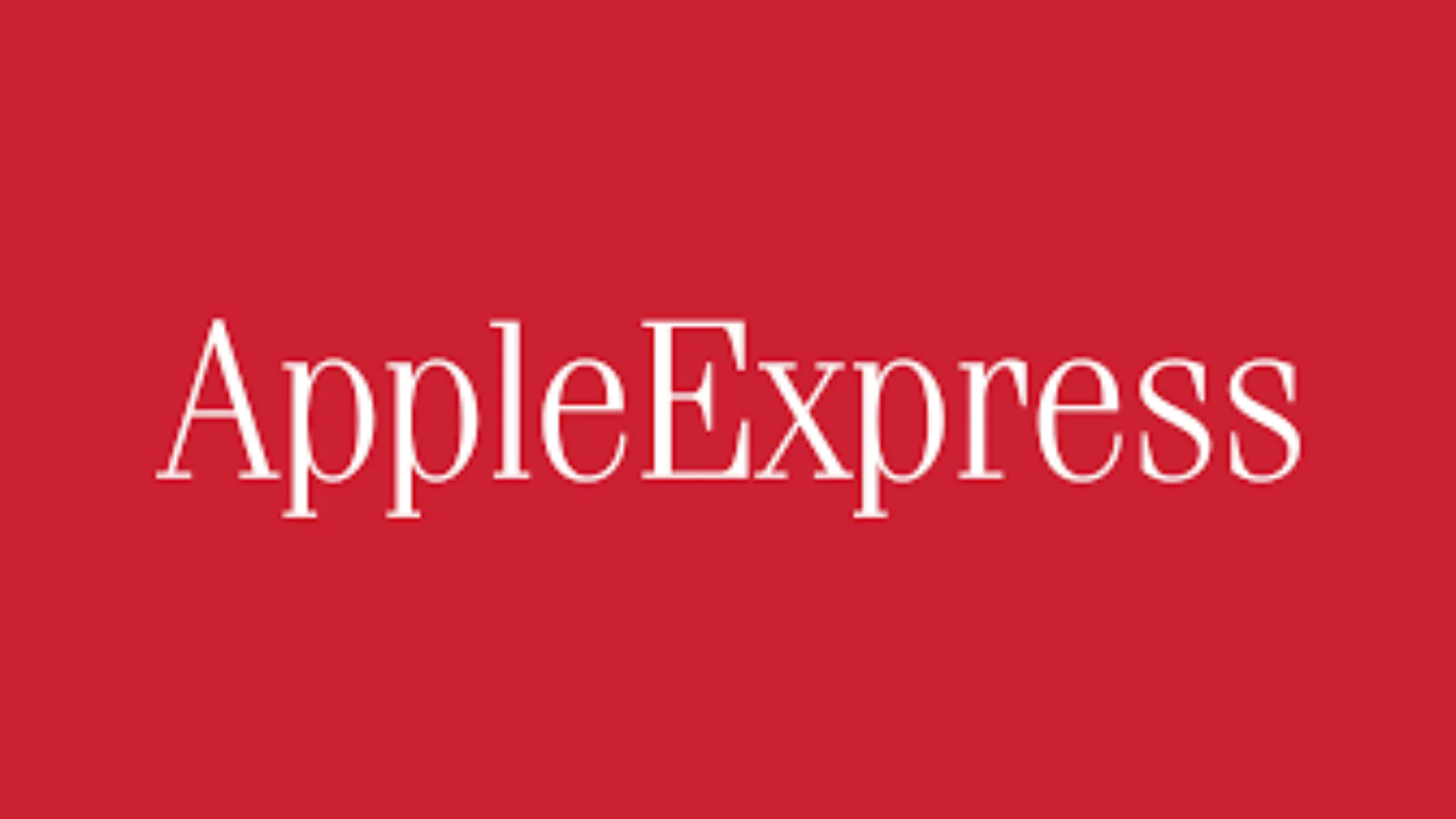 Apple Express Courier Tracking